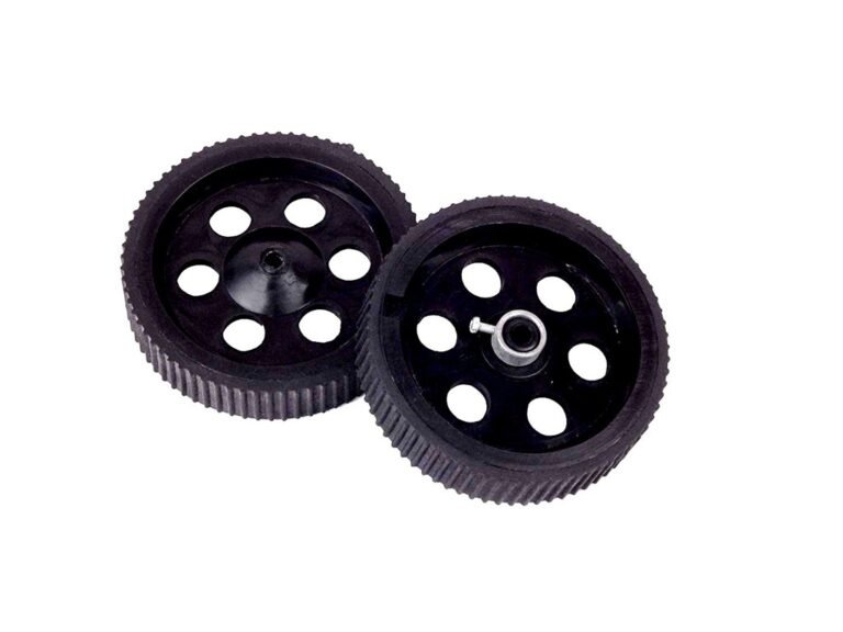 Buy 10X2cm 6mm Shaft Black Color Wheel at Low Cost in Ainow